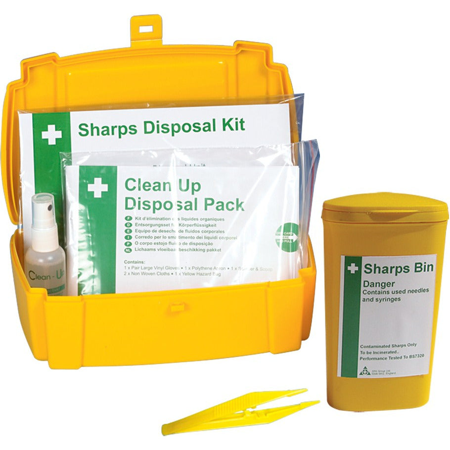 Single Sharps & Body Fluid Disposal Kit – Acana Medical