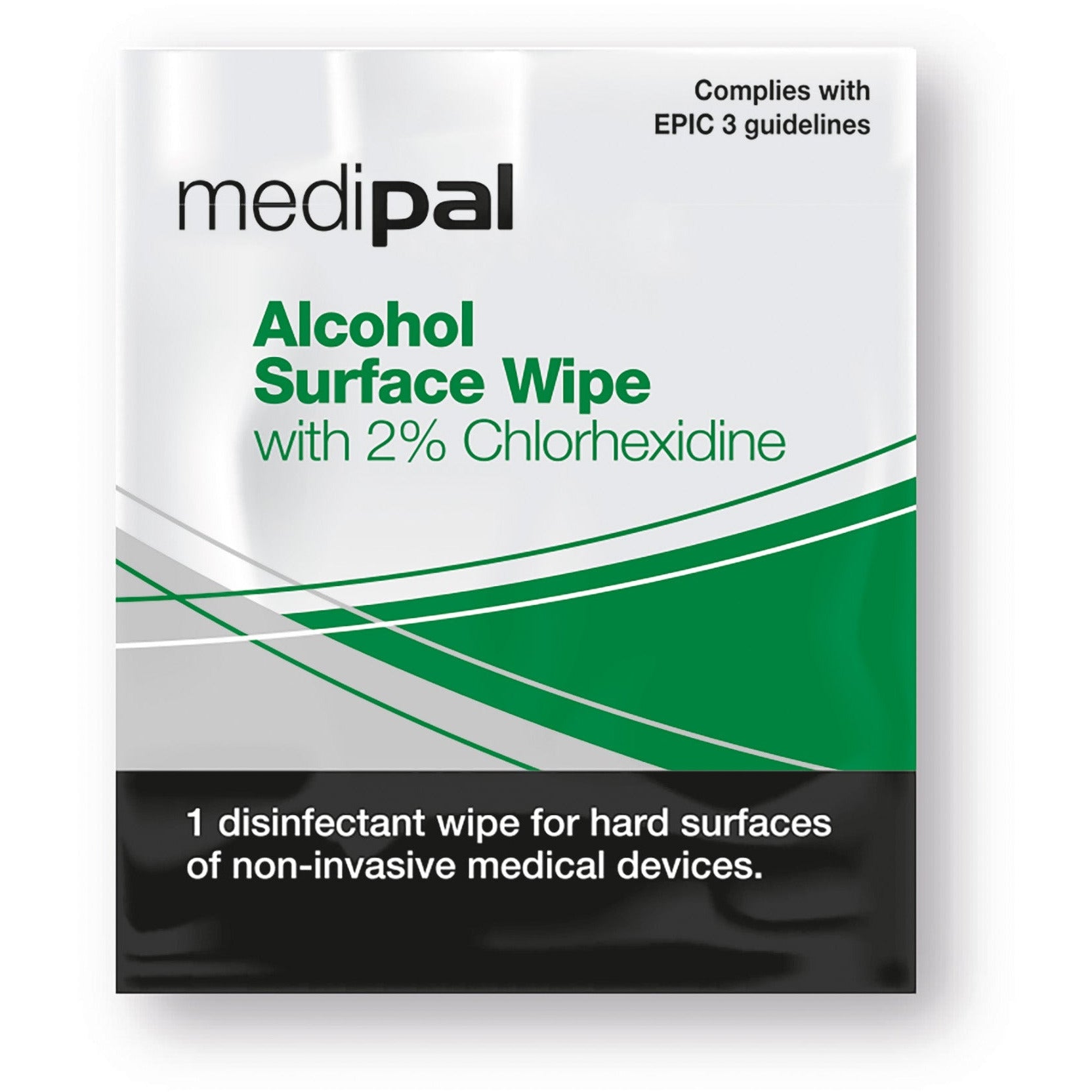 Medipal Chlorhexidine Alcohol Wipes for Surfaces - Pack of 200 Sachets ...